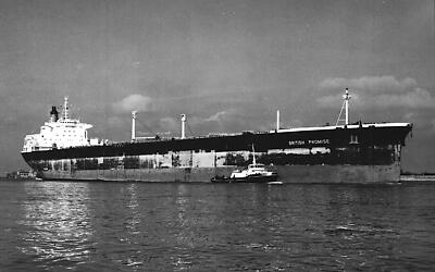 British Promise 1974 Ship of the BP Tankers Shipping Co OLD PHOTO ...