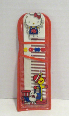 Vintage 1976 Sanrio Hello Kitty Plastic Comb in Sheath | eBay