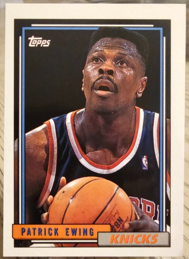 1992-93 Topps Patrick Ewing #66 New York Knicks | eBay