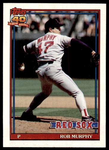 1991 TOPPS ROB MURPHY BOSTON RED SOX #542 | eBay