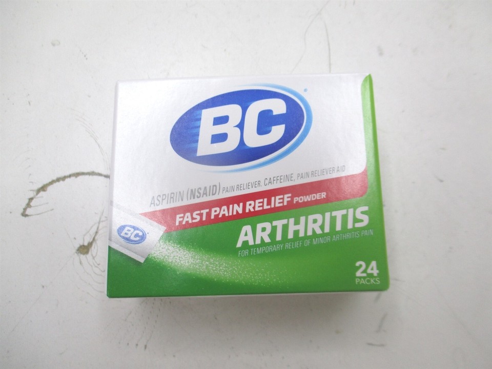 BC Arthritis Aspirin Fast Pain Relief Powder 24ct 10/2026 - Lot of 6 | eBay