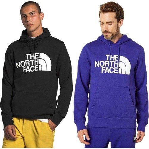 The North Face Men's Hoodie Half Dome Logo Long Sleeve Pullover ...
