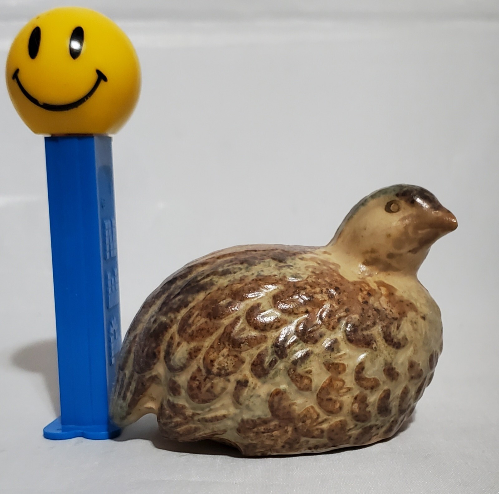 Quail Figurine Ceramic Vintage Partridge Hand Painted MCM Bird Figure 2 ...