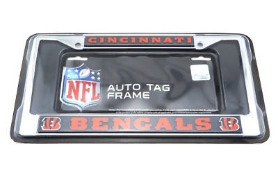 CINCINNATI BENGALS NFL Officially Licensed Chrome Auto License Plate ...