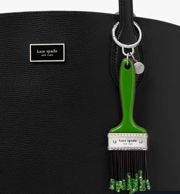 NWT Kate Spade Squeeze Art Painting Brush Key Fob Keychain Bag Charm ...