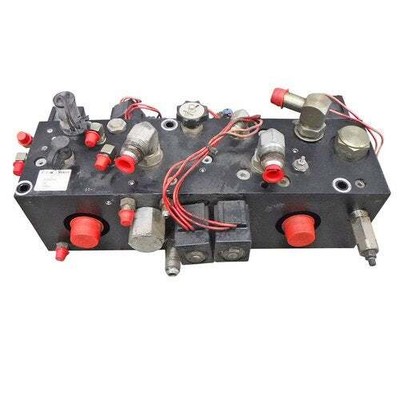 Used Hydraulic Valve Bank Manifold Assembly with Solenoids | eBay