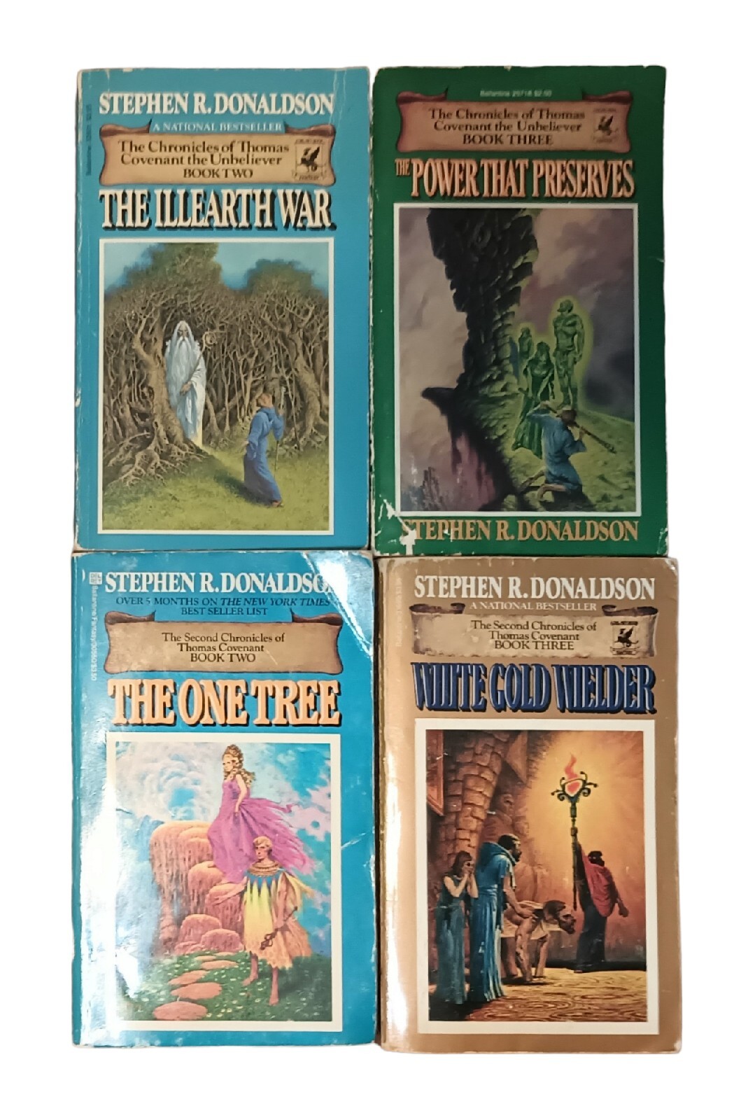 Stephen Donaldson Chronicles of Thomas Covenant Book Lot First Second ...