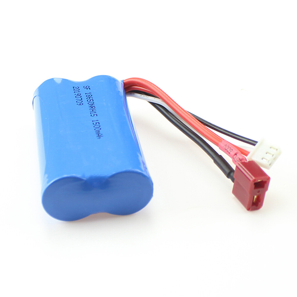 1500mAh Remote Control Car Battery T Shape Head 7.4V Toy Batteries | eBay