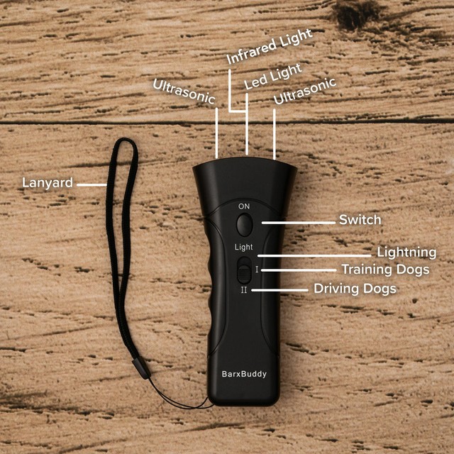 Official Barxbuddy Ultrasonic Training Device for Dogs for sale online ...