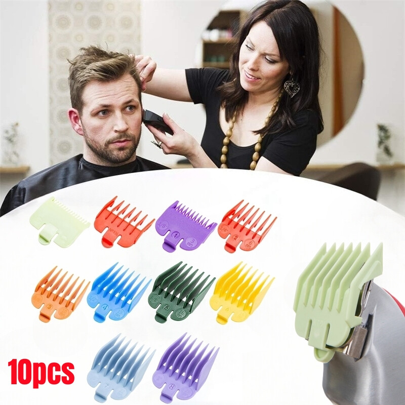 10pcs Hair Clipper Guard Combs Guide Limit Comb for Most Trimmer ...