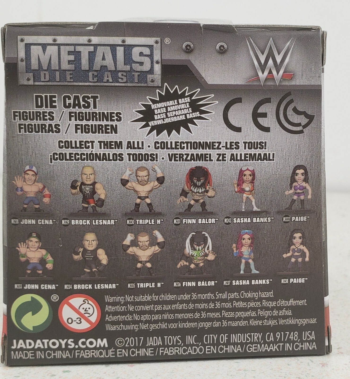WWE Jada Toys 2017 - Paige 2.5" Mini Figure - Die-Cast Metals M232 New ...
