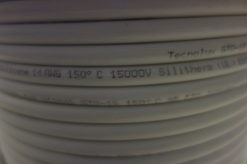 NEON GTO WIRE, WHITE High Voltage SILICONE Cable for Neon Transformer ...