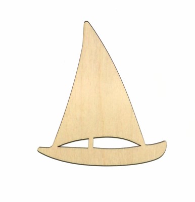 Sail Boat Unfinished Wood Shape Cut Out SB148 Crafts Lindahl Woodcrafts ...