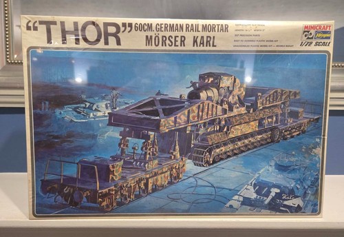 Minicraft Hasegawa "Thor" German Rail Mortar ~ Model Kit 732 ~ 1:72 ...