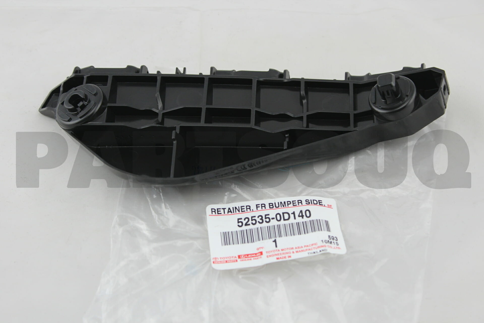 525350D140 Genuine Toyota RETAINER, FRONT BUMPER SIDE, RH 52535-0D140 ...
