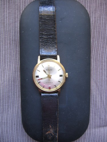 Antique Vintage SWISS Watch EPPO 17 Jewels Gold Plated Wrist ORIGINAL ...