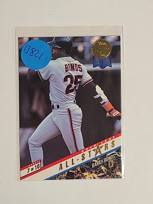 1993 LEAF GOLD LEAF ALL-STARS # 16 BARRY BONDS & JUAN GONZALEZ | eBay