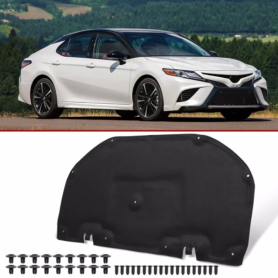 Front Cotton Hood Engine Sound Heat Insulation Pad For Toyota Camry ...