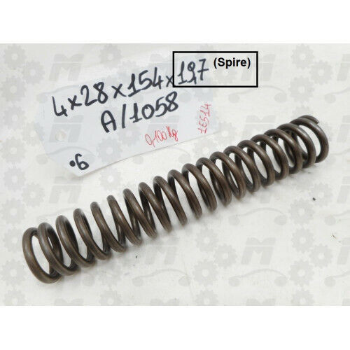 Cylindrical helical steel compression spring for cars, trucks and ...