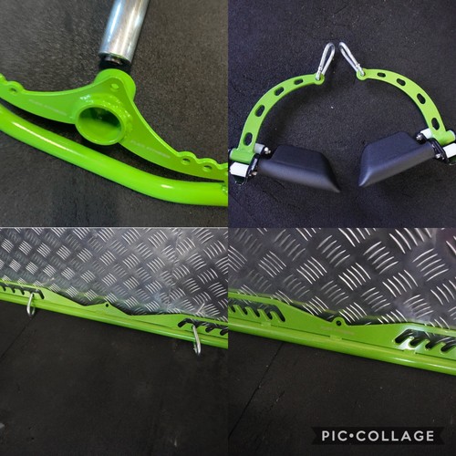 Cable Attachment Set - Long Bar, Short Bar, Rotating Handles, Landmine ...