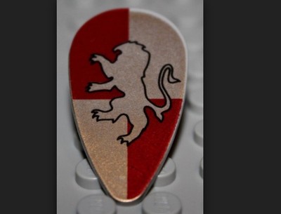 LEGO Minifig, Shield Ovoid with HP Gryffindor Pattern (Golden Lion) NEW ...