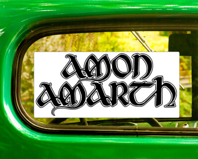 2 AMON AMARTH BAND DECAL Bogo Stickers For Car Truck Window Bumper ...