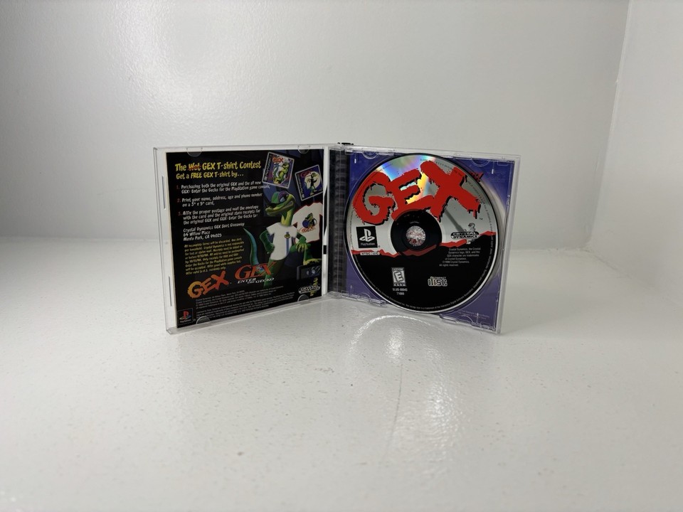 Gex (Sony PlayStation 1 PS1, 1995) Complete Tested FREE SHIPPING ...