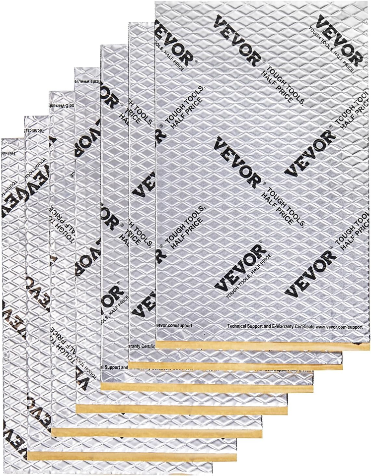 52 SqFt Car Sound Deadener Mat Proofing Thick Insulation Material ...