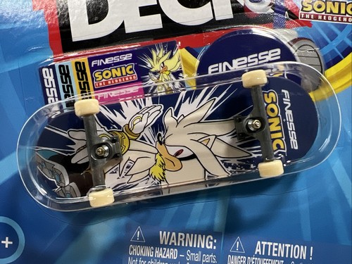 Tech Deck Finesse Sonic the Hedgehog Silver Fingerboard New | eBay