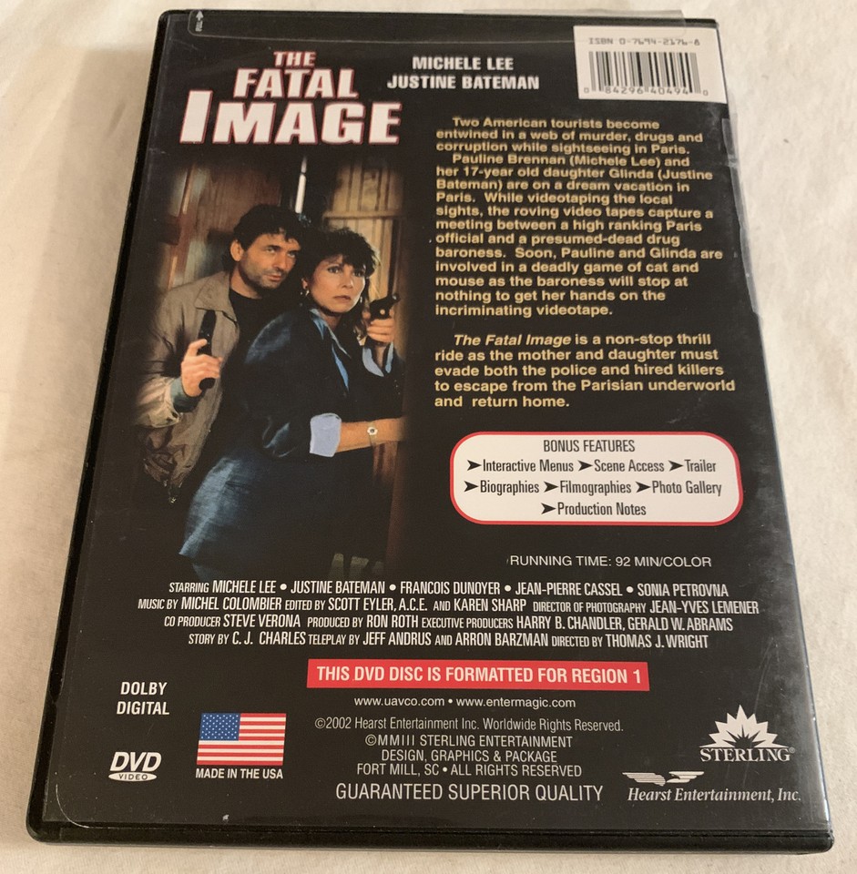 The Fatal Image (DVD, 2003) Tested Michelle Lee Justine Bateman ...