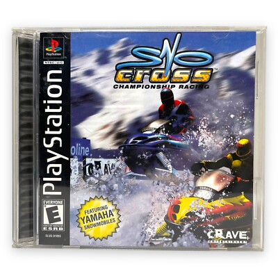 PS1 Game - Sno-Cross Championship Racing - Snow Cross - Playstation 1 ...