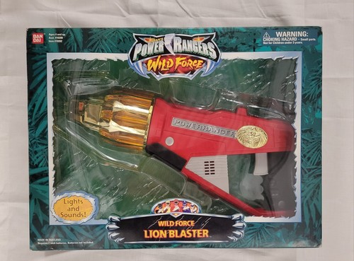 Power Rangers Wild Force Lion Blaster Red Ranger Roleplay Weapon Bandai ...