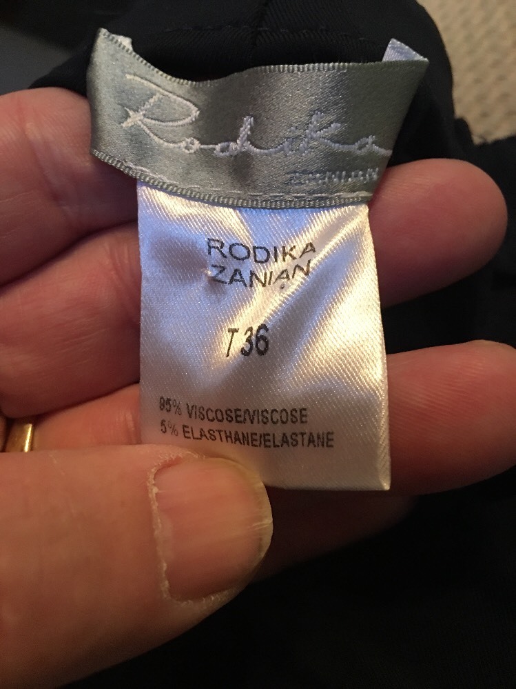 Woman's Rodika Zanian France T36 Black Pants Size 4 X 32 Euc | eBay