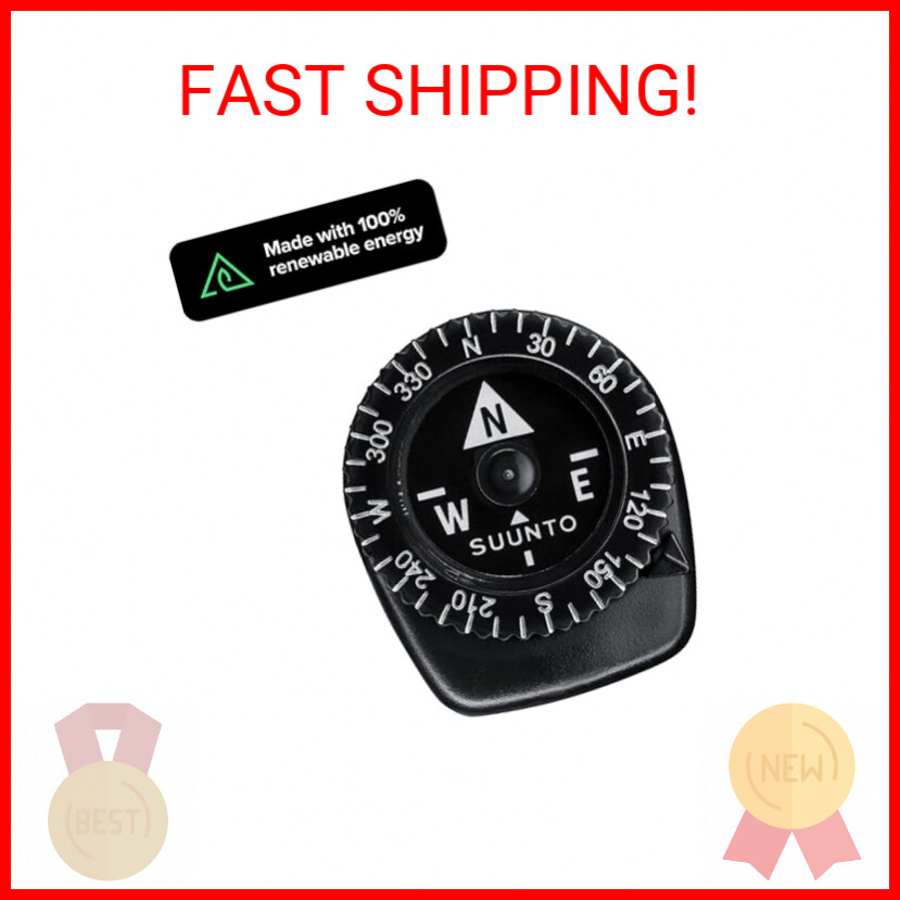 SUUNTO Clipper Compass, Micro Compass Attaches to Strap, Sleeve or Map ...