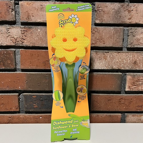 Scrub Daddy Scrub Daisy Dishwand with Sunflower & Base NIB | eBay