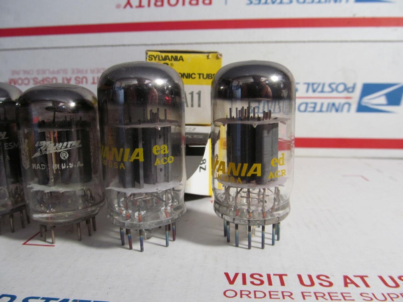 5 GE Sylvania 6BA11 Compactron Vacuum tubes for TV Ham Guitar Amp NIB ...