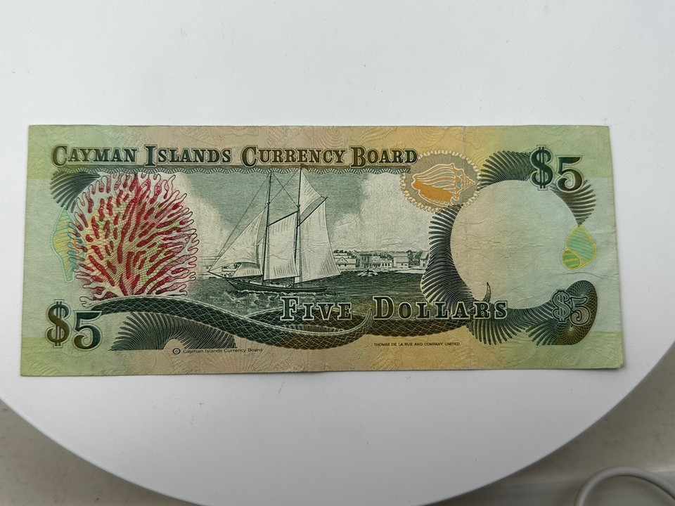 1991 Cayman Islands $ 5 Five Dollars Banknote - P# 12a -Very Fine | eBay
