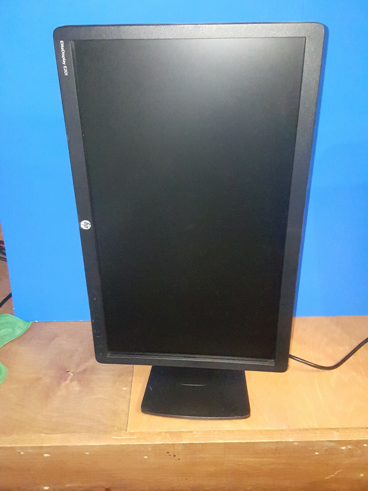 Lot of 2 HP EliteDisplay E201 20" Desktop Widescreen LED LCD Backlit ...