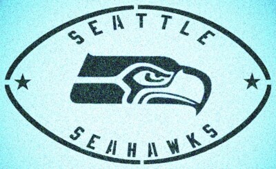 SEATTLE SEAHAWKS FOOTBALL STENCIL SPORT FOOTBALL STENCILS | eBay
