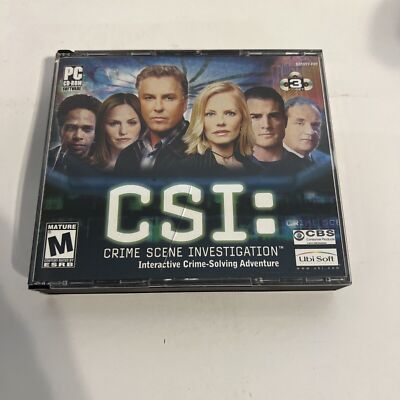 CSI: Crime Scene Investigation (PC, 2003) 3 Disc Set | eBay