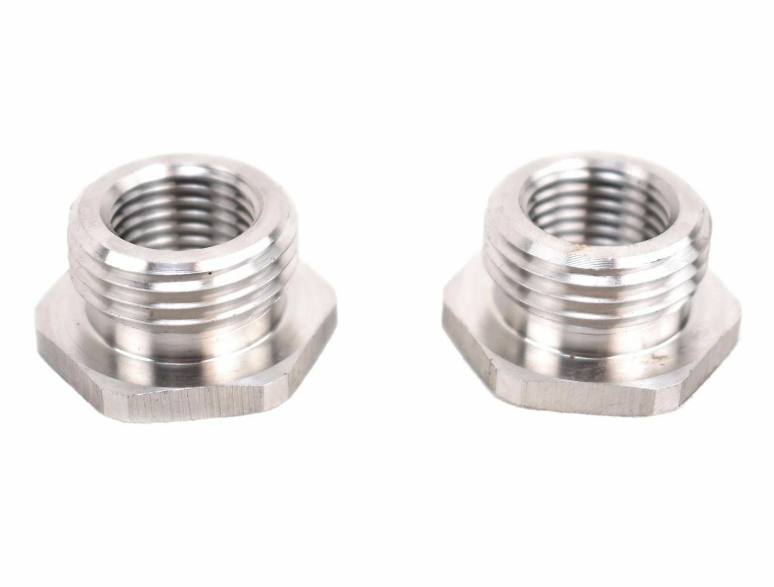 Stainless Adapters Reduce 02 O2 Sensor Ports Bungs 18MM To 12MM Harley ...