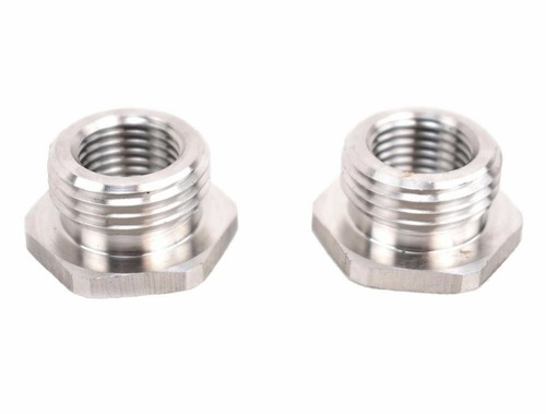 Stainless Adapters Reduce 02 O2 Sensor Ports Bungs 18MM To 12MM Harley ...