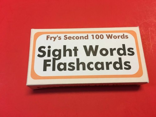 Fry's Second Hundred Words - PRINTED & UNCUT - Sight Word Flash Cards ...