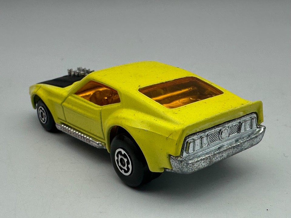 Matchbox Superfast #44 Boss Mustang, Yellow, 1:64 | eBay