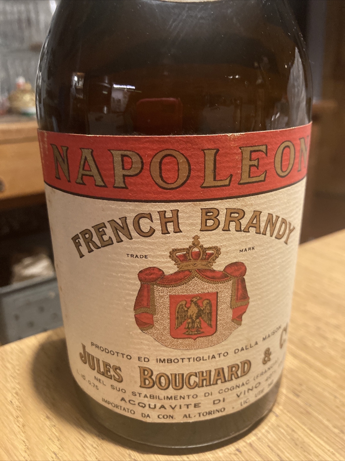 🔵 BRANDY NAPOLEON JULES BOUCHARD VSOP Bottiglia Acquavite Di Vino ...