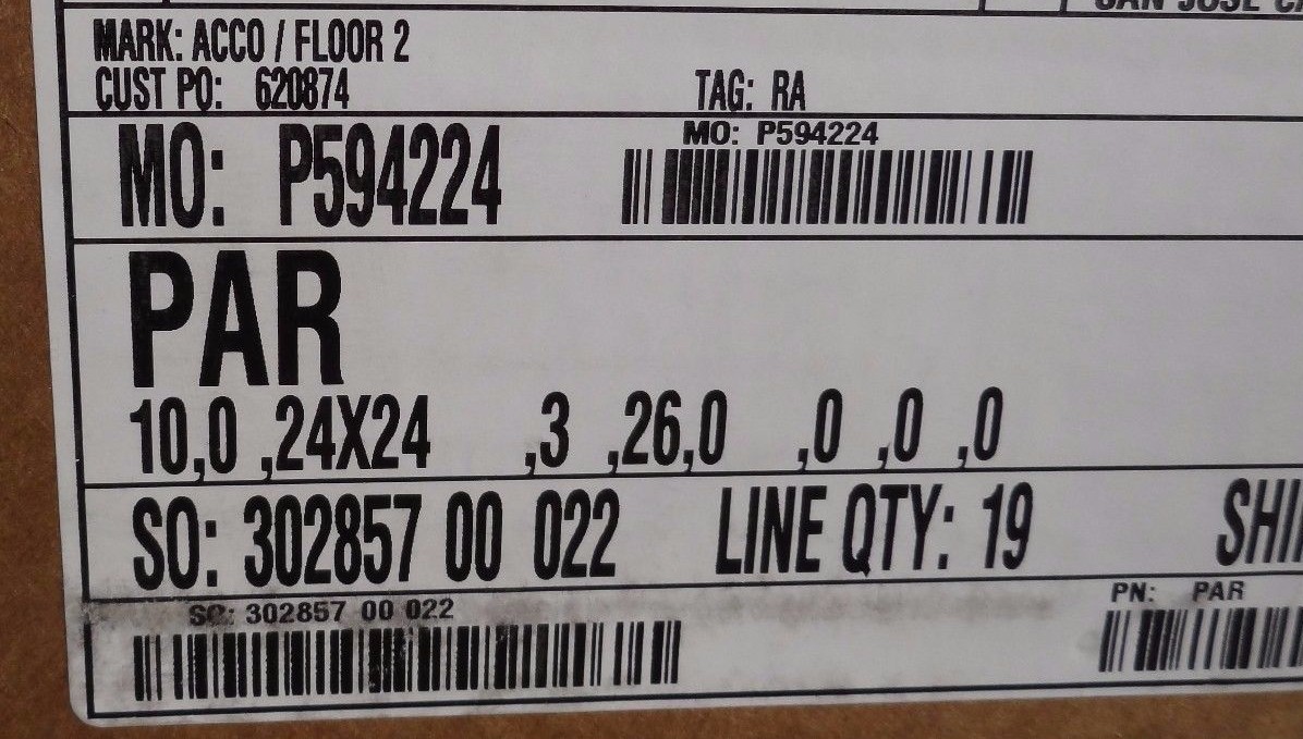 Titus PAR 10 X RND Steel Perforated Return Diffuser 24 x 24 ~ Pack of 2 ...