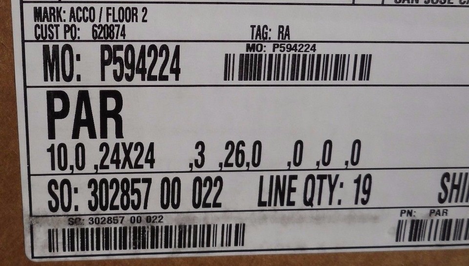 Titus PAR 10 X RND Steel Perforated Return Diffuser 24 x 24 ~ Pack of 2 ...