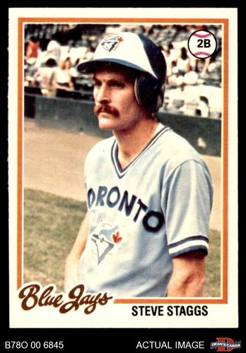 1978 O-Pee-Chee #94 Steve Staggs Blue Jays 7 - NM | eBay