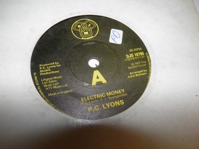 P.C LYONS- ELECTRIC MONEY VINYL 7" 45RPM p | eBay UK