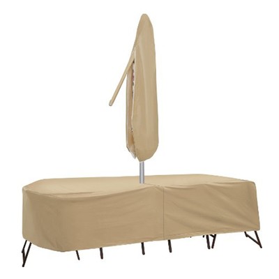 Oval/Rect Table & Chair Cover for 80"-96" table with 6 High Back Chairs ...